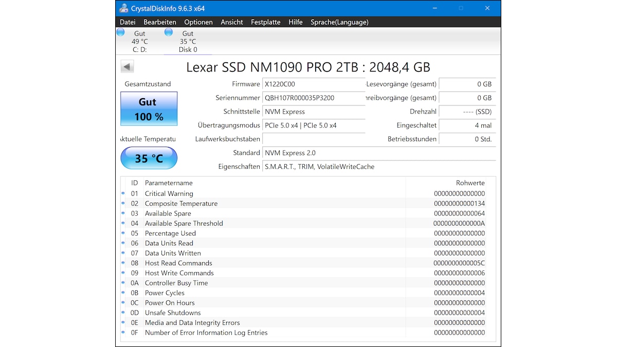 Crucial P310 1tb (ct1000p310ssd8) Test | Chip